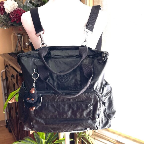 Kipling | Bags | Kipling Alvy Black Convertible | Poshmark